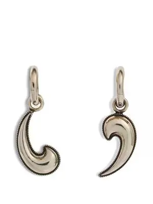 Etro Paisley Hoop Earrings - Silver