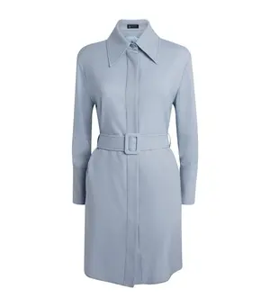 Colombo Cashmere Oversized Belted Shirt