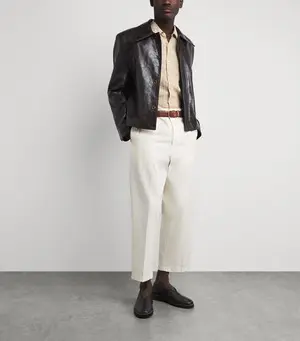 Jacob Cohen Crocodile Leather Belt