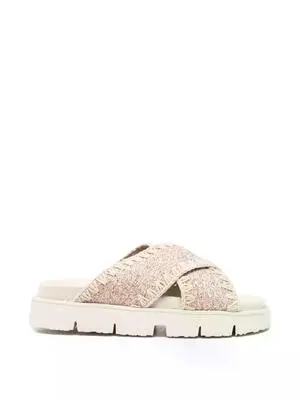 Mou Trimmed Sandals For Women
