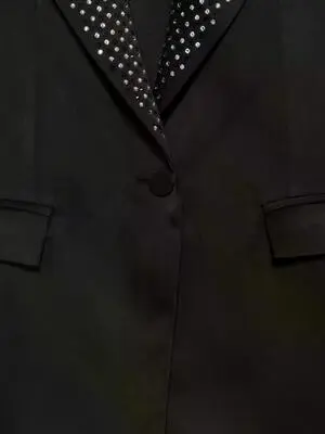 SIMONA CORSELLINI Crystal-embellished Blazer - Black