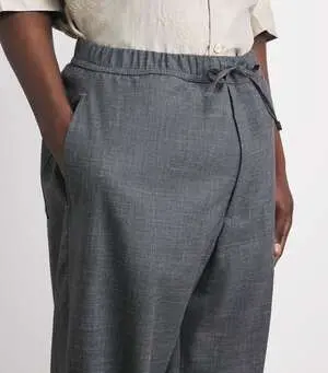 Officine Générale Organic Cotton Drawstring Trousers