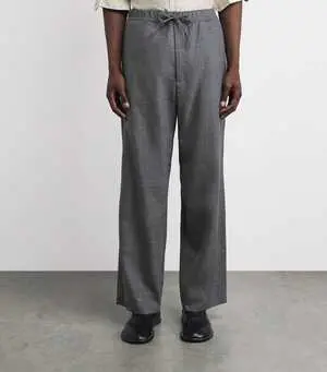 Officine Générale Organic Cotton Drawstring Trousers