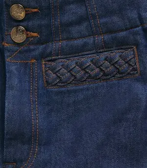 Zimmermann Cropped Aster Flared Jeans