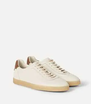 Brunello Cucinelli Deerskin Low-top Sneakers - Yellow