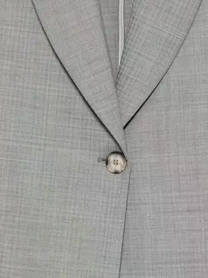 MERCI Single-breasted Peak-lapel Blazer