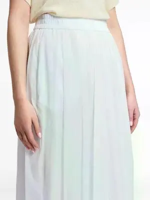 Peserico Midi Elasticated-waistband Pleated Skirt