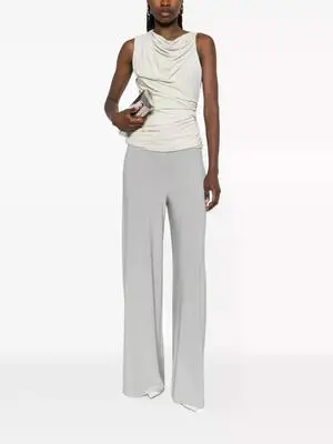 Norma Kamali Bias Straight-leg Trousers