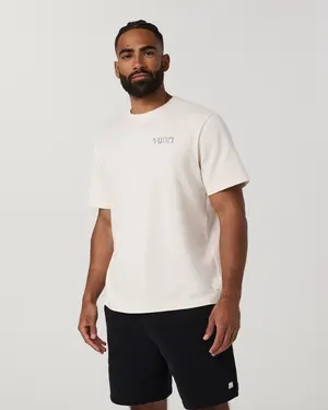 Vuori Short Sleeve Heavyweight Cotton Graphic T-shirt - Ivory