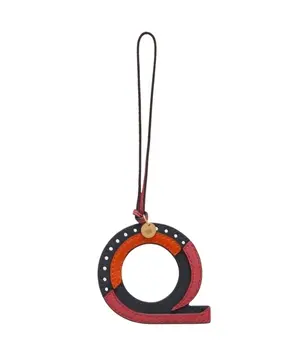 Mulberry Tri-Colour Leather Keyrin Multi