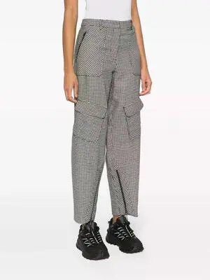 Iceberg Houndstooth Tapered Trousers