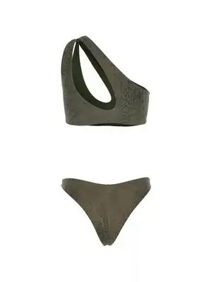 Federica Tosi Python-print Cut-out Bikini