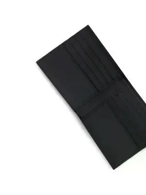 Armani Exchange Monogram-embossed Bi-fold Wallet