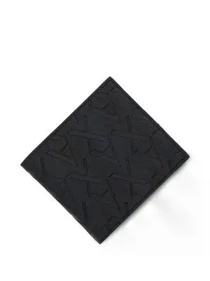 Armani Exchange Monogram-embossed Bi-fold Wallet