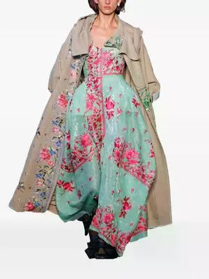 Erdem Floral-print Asymmetric-hem Dress