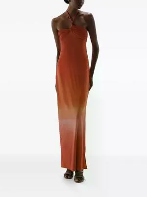 BAOBAB Resin Stone Self-tie Maxi Dress - Red
