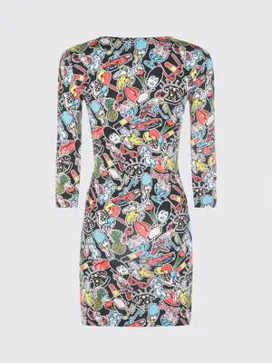 Fiorucci Printed Long Sleeve Dress - Multicolor