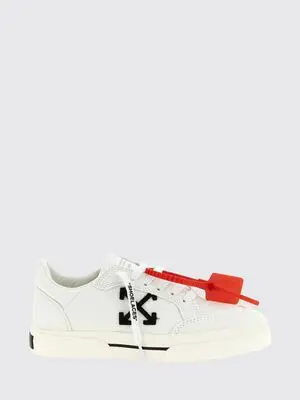 Off-White Vulcanized Cotton Canvas Sneakers - White