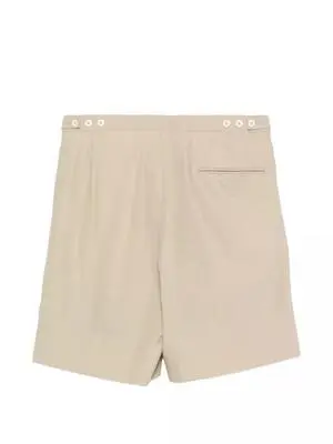 Prada Cotton Bermuda Shorts - Neutrals