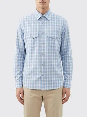 TOM FORD Check Cotton And Linen Casual Shirt