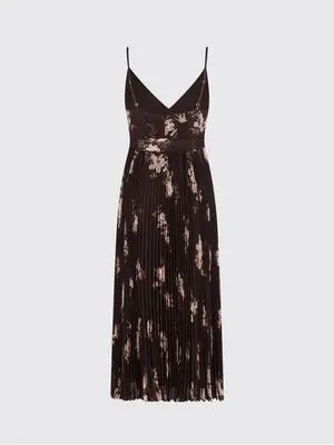 Zimmermann Floral Print Pleated Midi Dress
