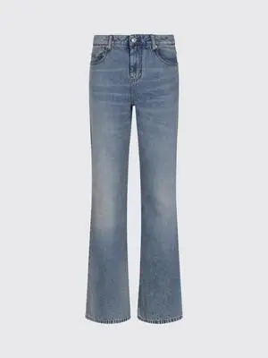 AMI Paris Flared Cotton Denim Jeans - Blue
