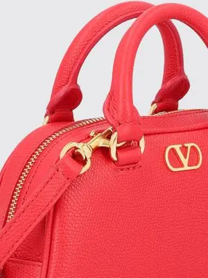 Valentino Garavani Vlogo Signature Grained Leather Bag
