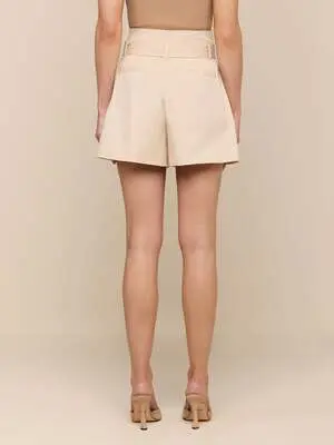 L'Agence Damira Poplin Short - Biscuit