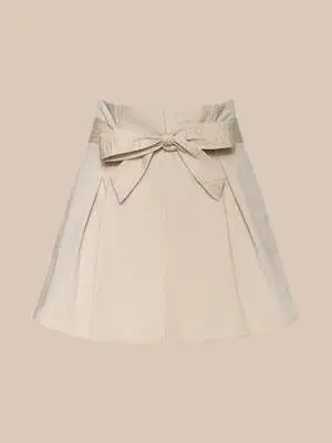 L'Agence Damira Poplin Short - Biscuit