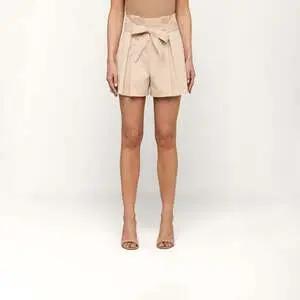 L'Agence Damira Poplin Short Biscuit