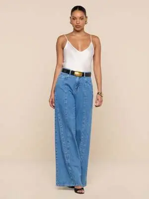 L'Agence Niles Wide-leg Jean