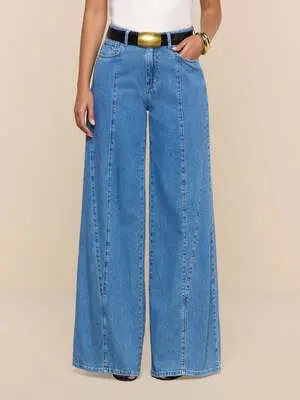 L'Agence Niles Wide-leg Jean