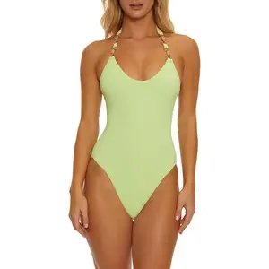 ISABELLA ROSE Isola Bella One-piece Swimsuit - Basil