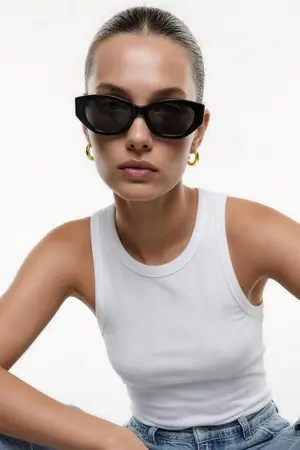 CLASSICHARMS Arc Oval Frame Sunglasses