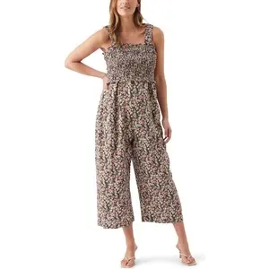 RIPE MATERNITY Harmony Nursing Jumpsuit - Peach