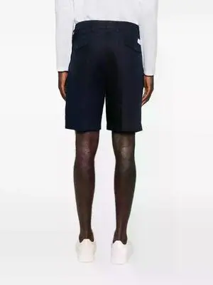 MANUEL RITZ Pleated Linen Shorts