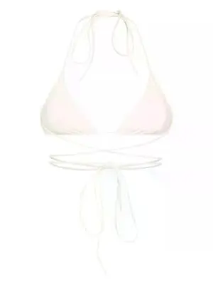 Magda Butrym Floral Appliqué Bikini Top