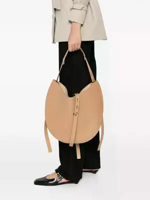 MINOBOSSI Liz Leather Shoulder Bag - Neutrals