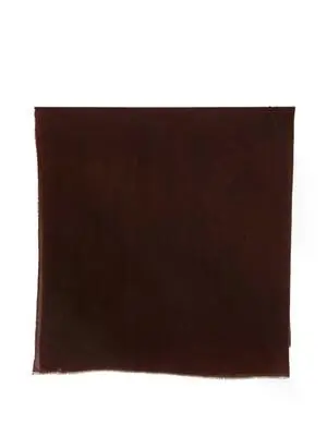 Faliero Sarti Frayed-edge Scarf - Brown