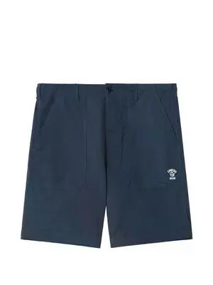CHOCOOLATE Logo-patch Elasticated Shorts - Blue
