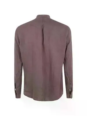 TINTORIA MATTEI 954 Linen Shirt - Brown
