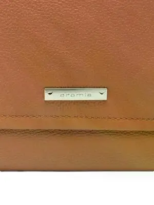 CROMIA Grained Leather Shoulder Bag