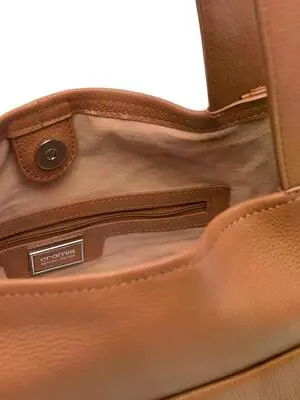CROMIA Grained Leather Shoulder Bag