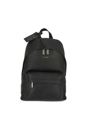 Off-white Textured Bags For Men