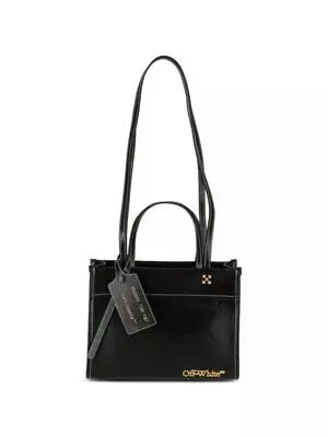 Off-White Logo-plaque Zip Tie Tote Bag
