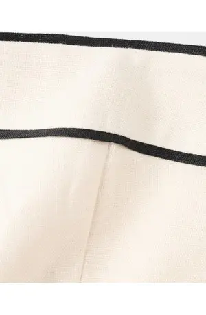 Mango Strapless Linen Jumpsuit - Ecru