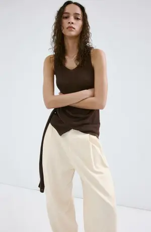 Mango Souffle Balloon Jeans - Ecru