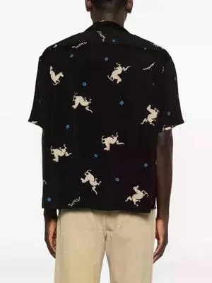 Visvim Crosby Horse-print Shirt - White
