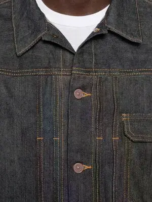 Visvim Denim Mud Od Jacket - Neutrals