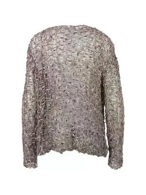 Christian Wijnants Open-knit Long-sleeve Sweater